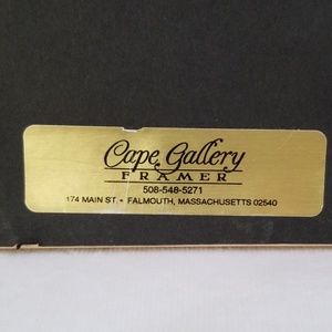 Hand Made | Wall Decor | Super Fine Needlepoint Framed Beach Scene Wall ...